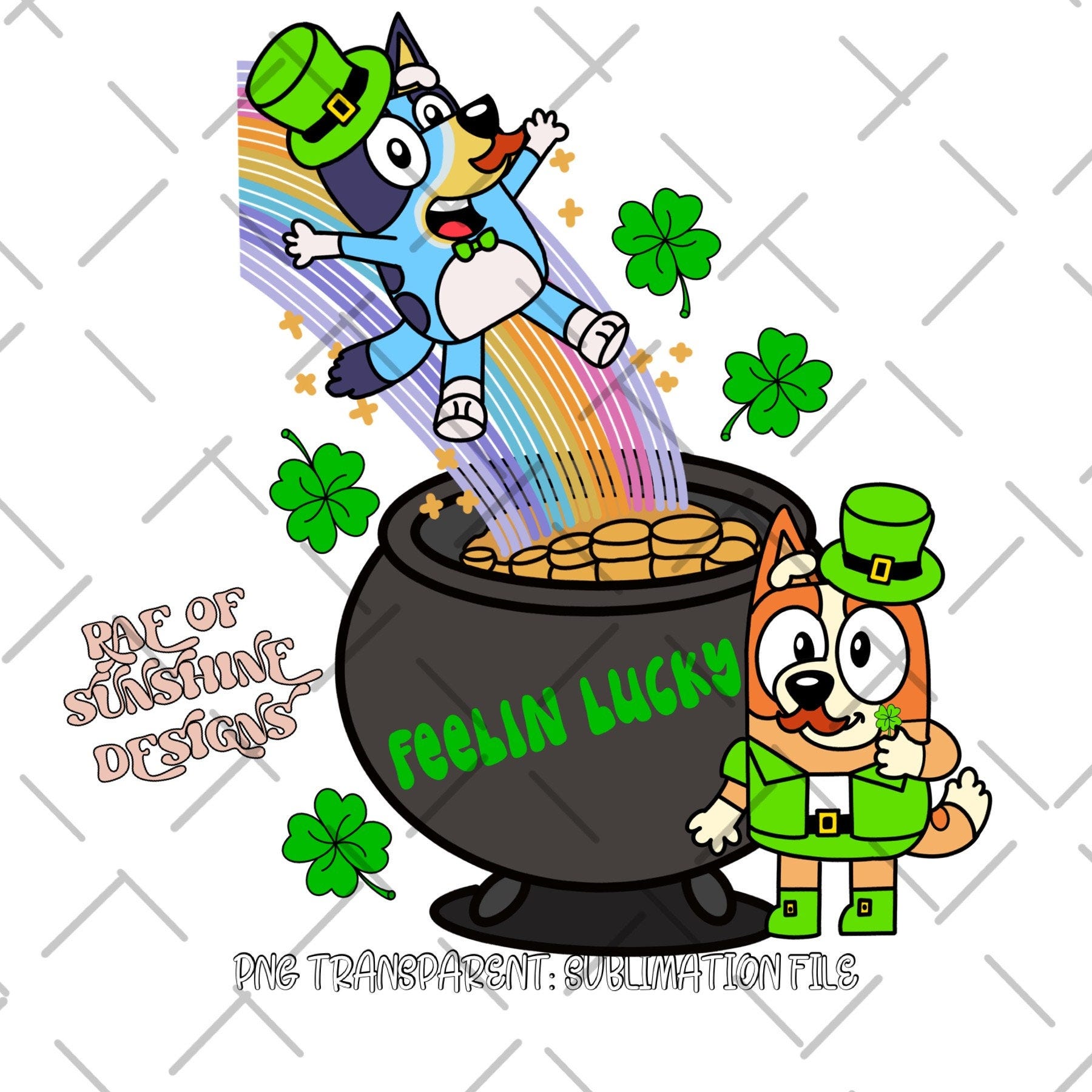 Bluey Rainbow Png, Bluey Friends Png, Bluey Png, Bluey Birthday Png ...