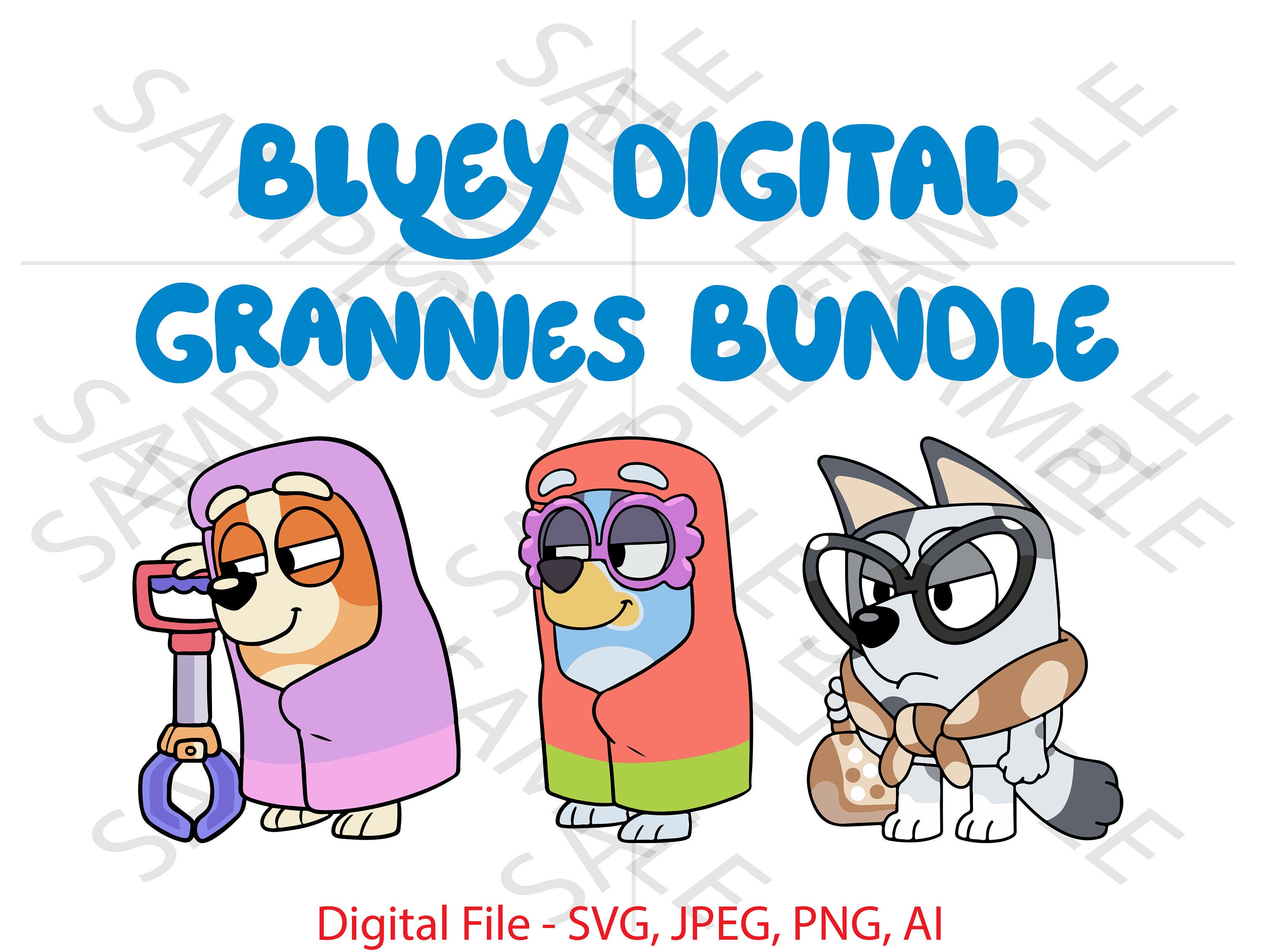 Bluey Rainbow Png, Bluey Png, Bluey Birthday Png, Bingo Png, Bluey🈹 ...