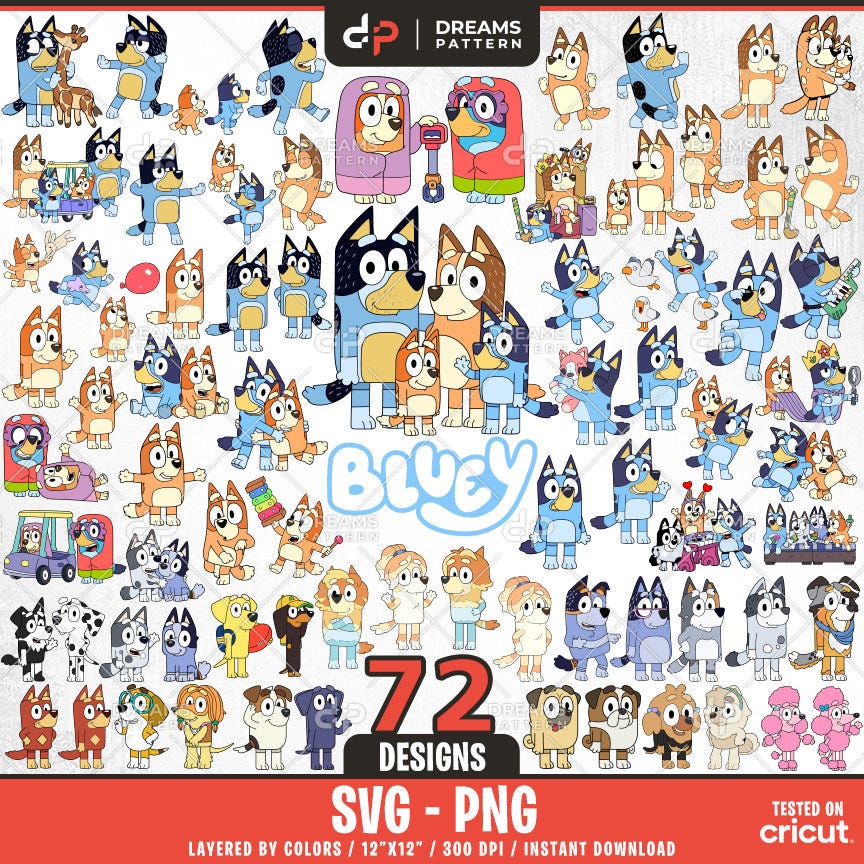 Bluey Friends Svg, Bluey Bingo Friends Svg, Bluey Characters Svg⭐️ ... Bluey Friends Svg, Bluey Bingo Friends Svg, Bluey Characters Svg⭐️ ...