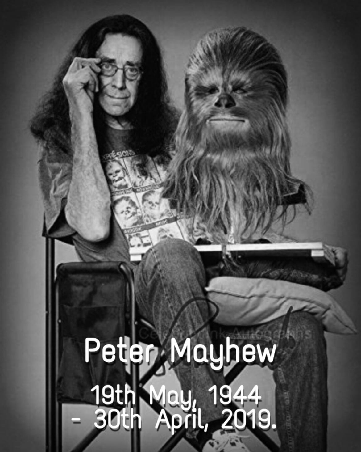Peter Mayhew Behind The Scenes Pictures