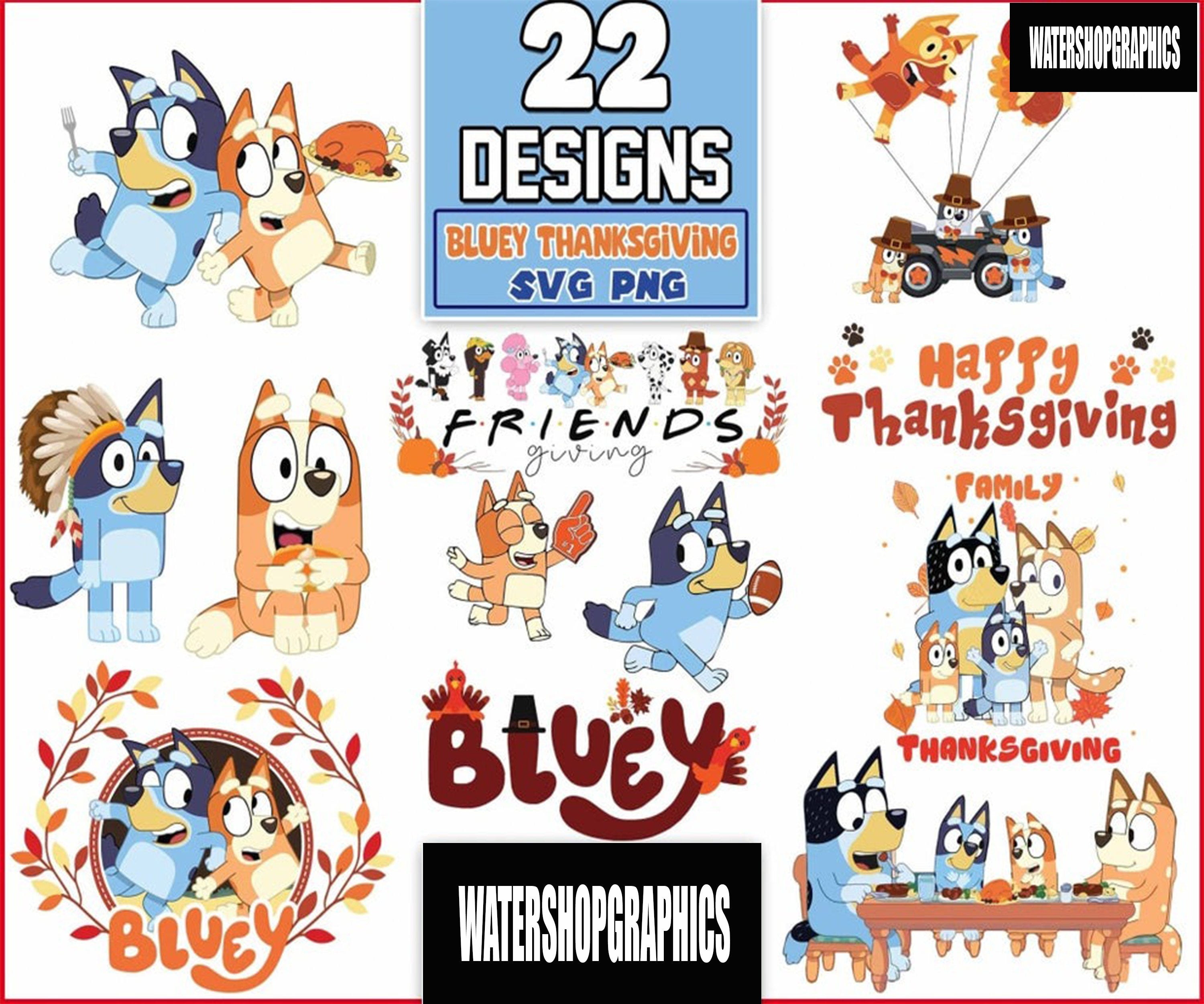 Bluey Family Png, Bluey Friends Png, Bluey Png, Bluey Birthday Png ...