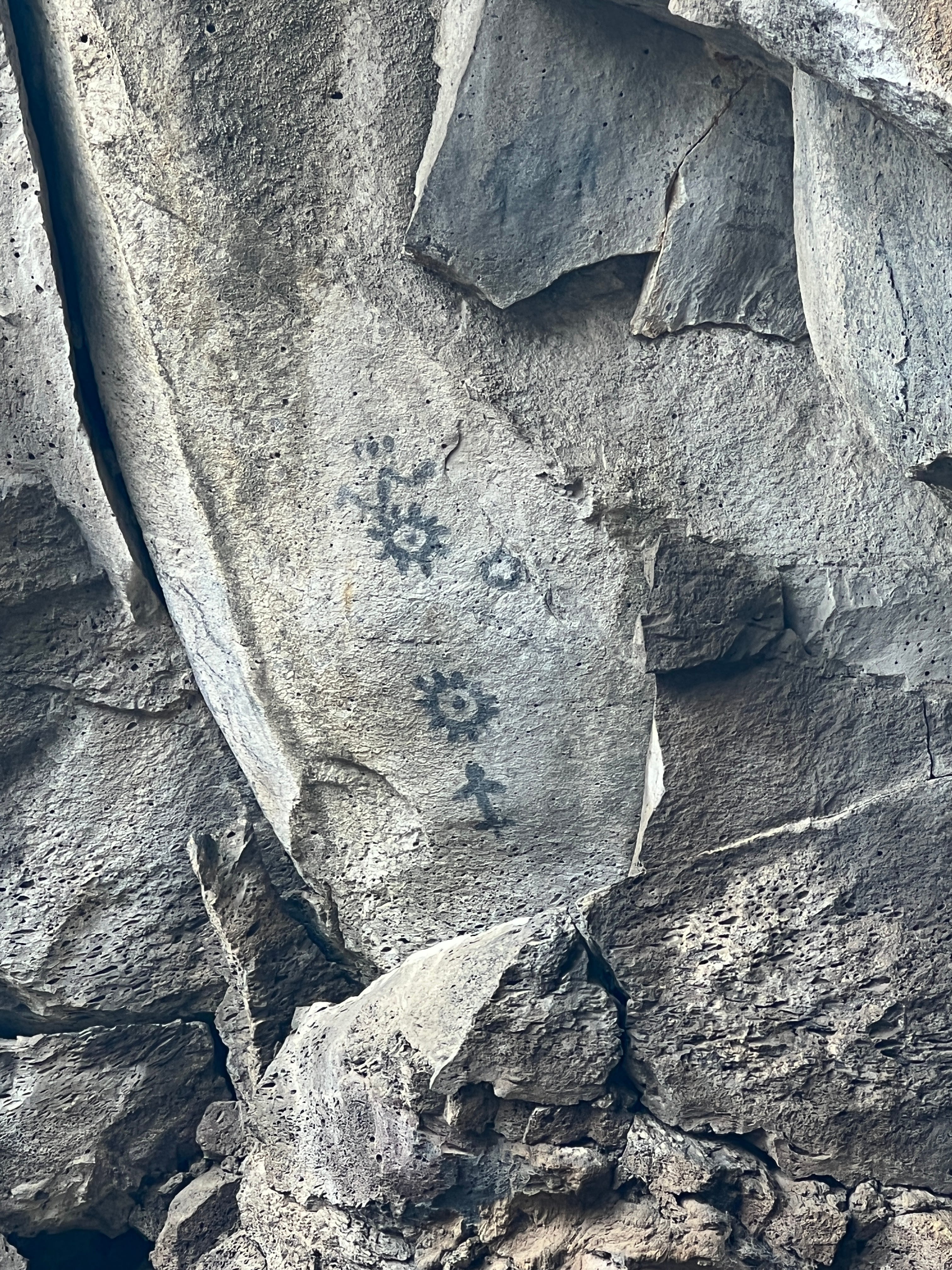 Captain Jack Stronghold Cave Painting