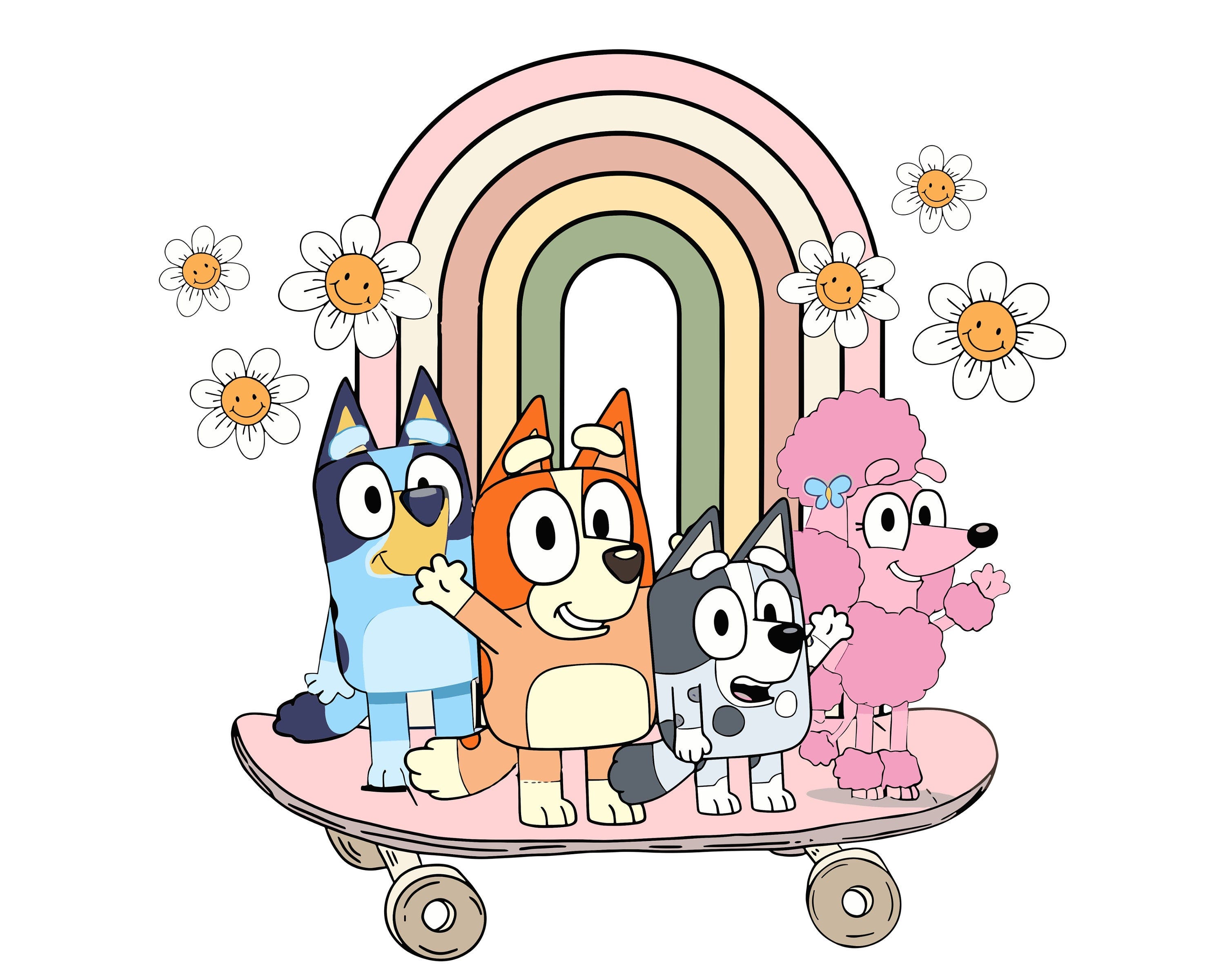Bluey Friends PNG, Bluey Family PNG, Bluey Png, Bluey Bingo Png, Bluey ...