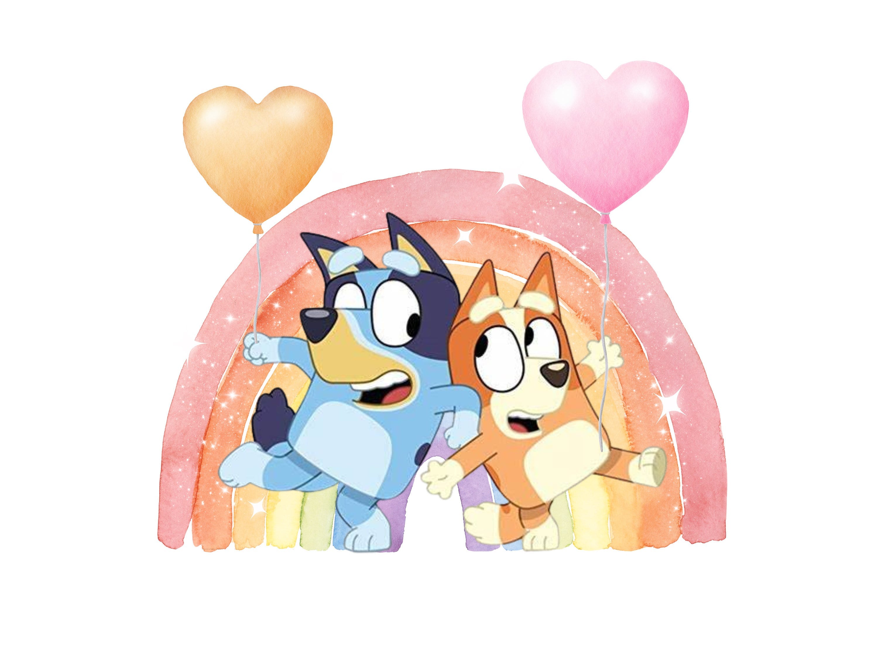 Bluey Rainbow Png, Bluey Png, Bluey Birthday Png, Bingo Png, Bluey😵 ...