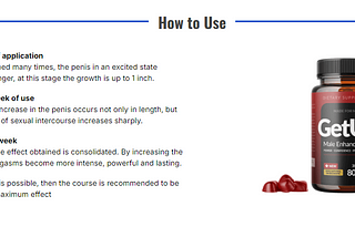 GetUP Male Enhancement Gummies – Medium
