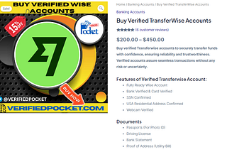 Buy fully verified Transferwise accounts – Medium