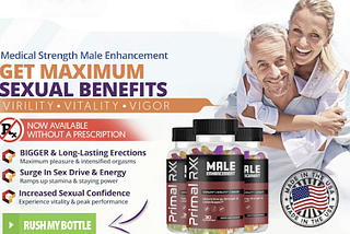Primal RX Male Enhancement Gummies – Medium
