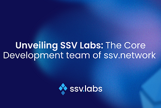 ssv.network Team – Medium