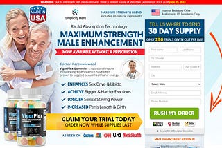 Vigor Plex CBD Gummies – Medium