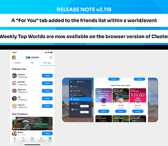 Cluster Official on Medium curated some lists