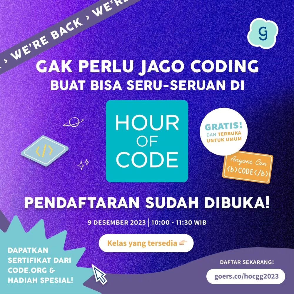Yok Kenalan Sama Dunia Coding di HOUR OF CODE!! 🚀 | by Nur Fauziyya | Generation Girl | Nov ...