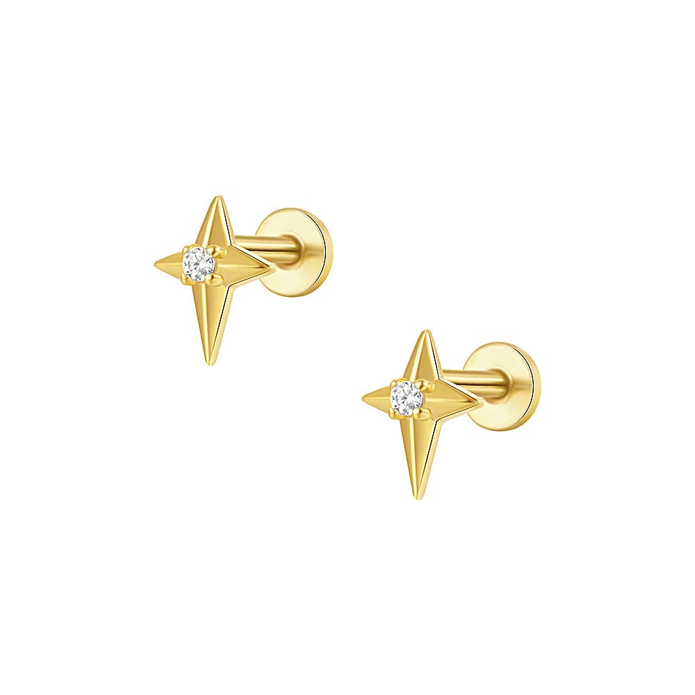 Flat Back Earrings: Where Chic Design Meets All-Day Comfort | by ...