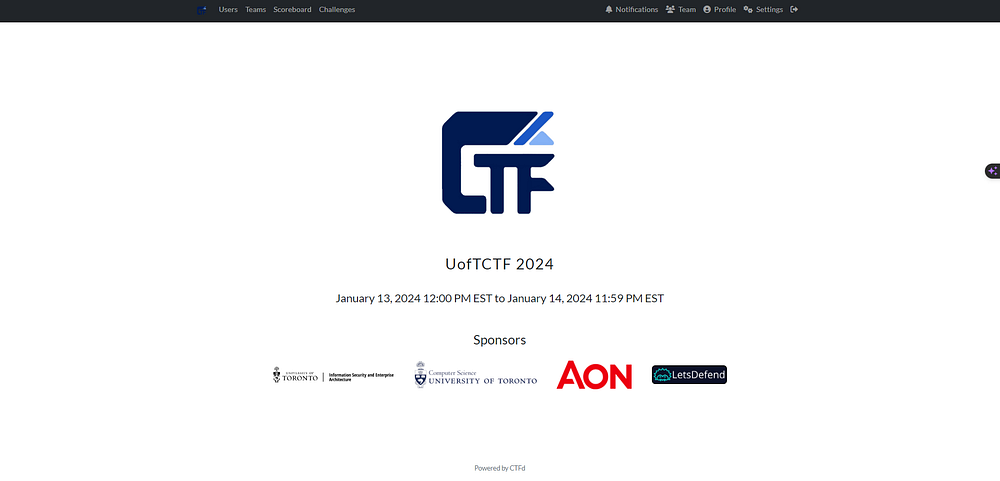 UofCTF 2024 Writeup. Placement = 198/1225 teams / team… | by Anwar ...