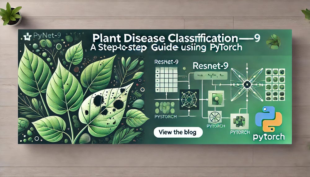 Plant Disease Classification with ResNet-9: Using PyTorch | by Souradip Pal | Artificial ...
