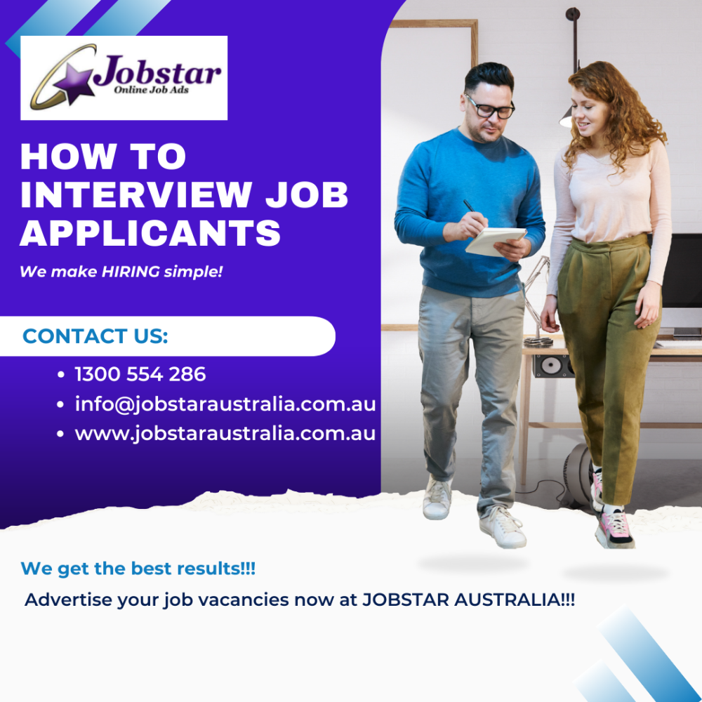 HOW TO INTERVIEW JOB APPLICANTS by Jobstar Australia | by Jobstar Australia | Jul, 2024 | Medium