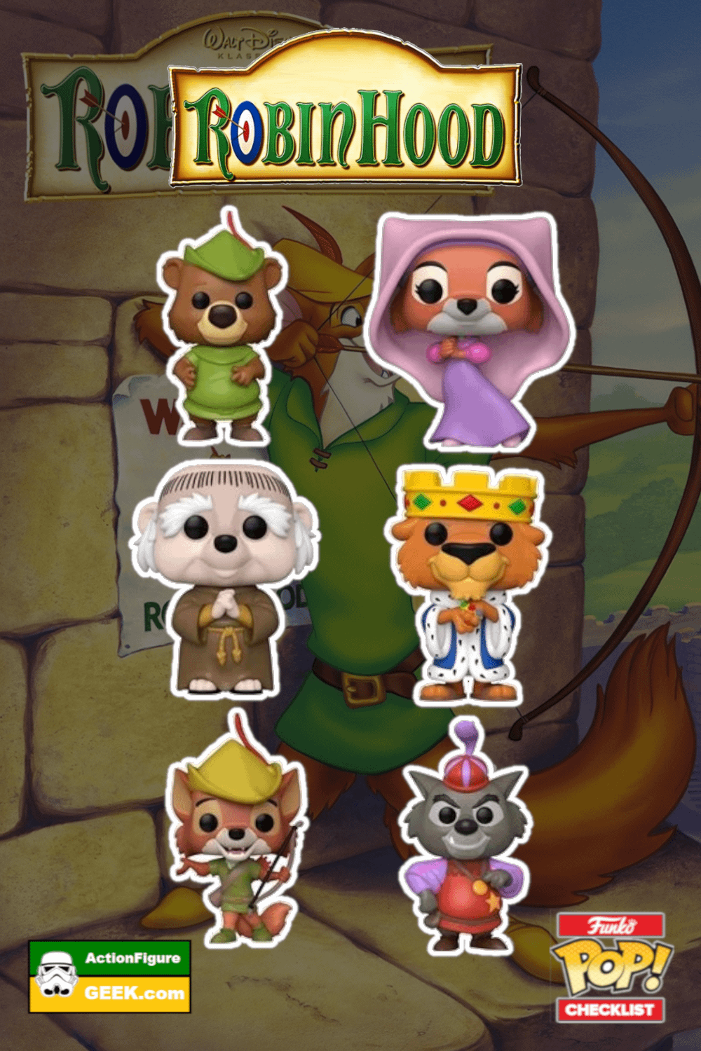 New 2023 Disney’s Robin Hood Funko Pop! Collection Unveiled ...