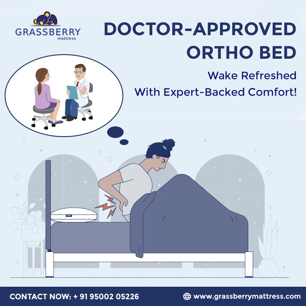 Sleep in Comfort: Find Your Perfect Night’s Rest with a Grassberry Doctor-Approved Ortho Bed ...