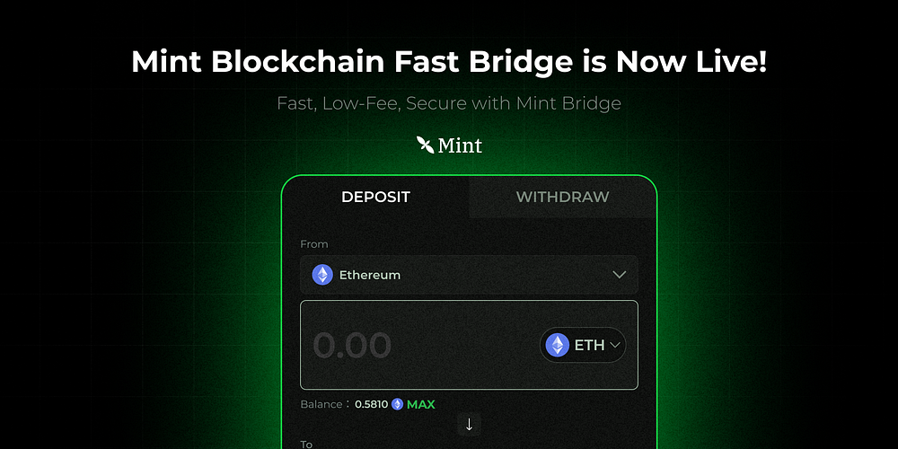 Mint Blockchain Fast Bridge 사용 방법 | by Mint Blockchain_Korea🇰🇷 | Sep, 2024 | Medium
