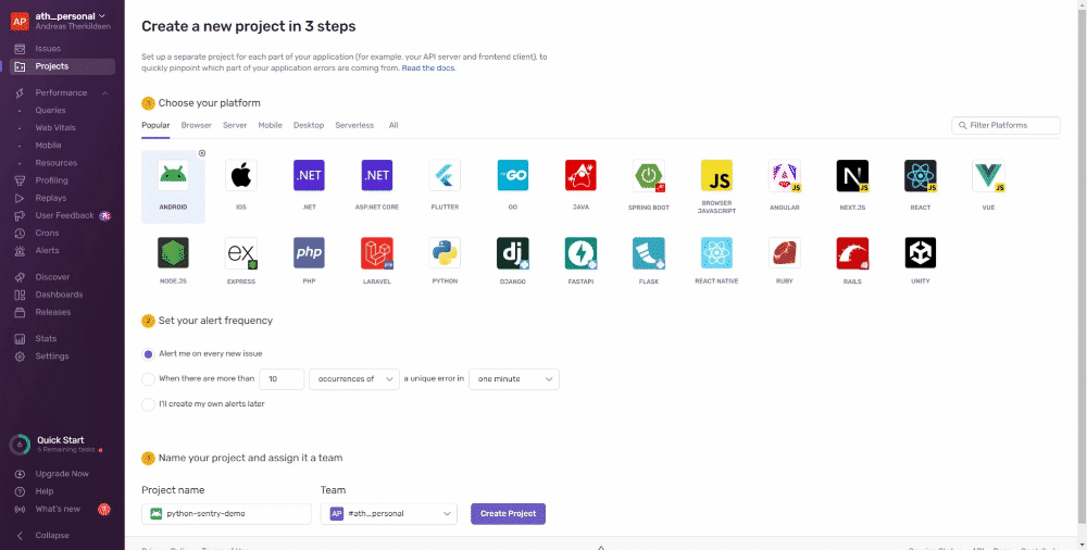 Sentry: The Python App’s Debugging 10x Faster | by https://devputers ...