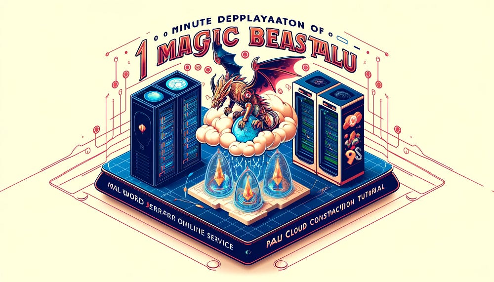 1 minute deployment of magic beast Palu online service, PalWorld server construction tutorial ...