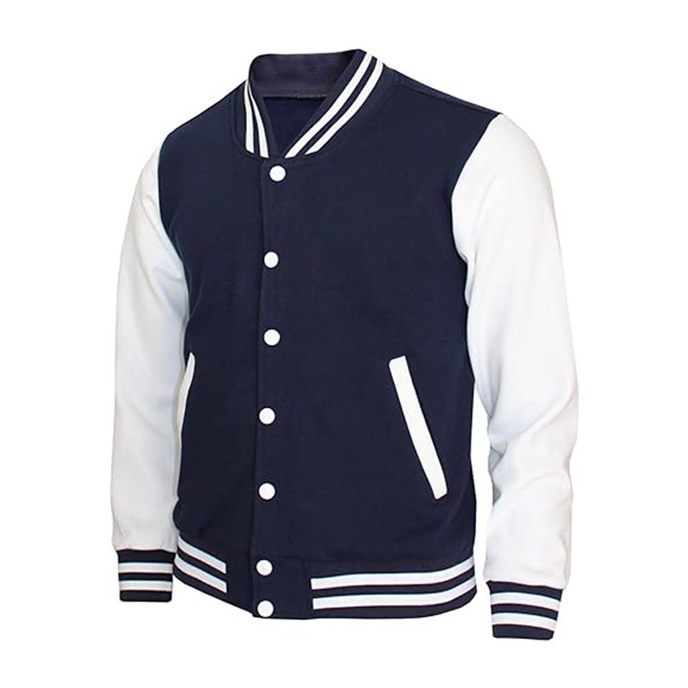 Navy Blue Letterman Jacket Marvel Elevate Your Wardrobe | by Huzaifa ...