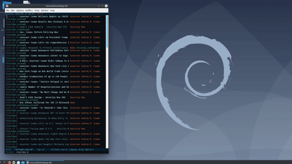 Using Elfeed to View Videos. One of the things that makes Emacs… | by Josh Rollins | Emacs | Medium