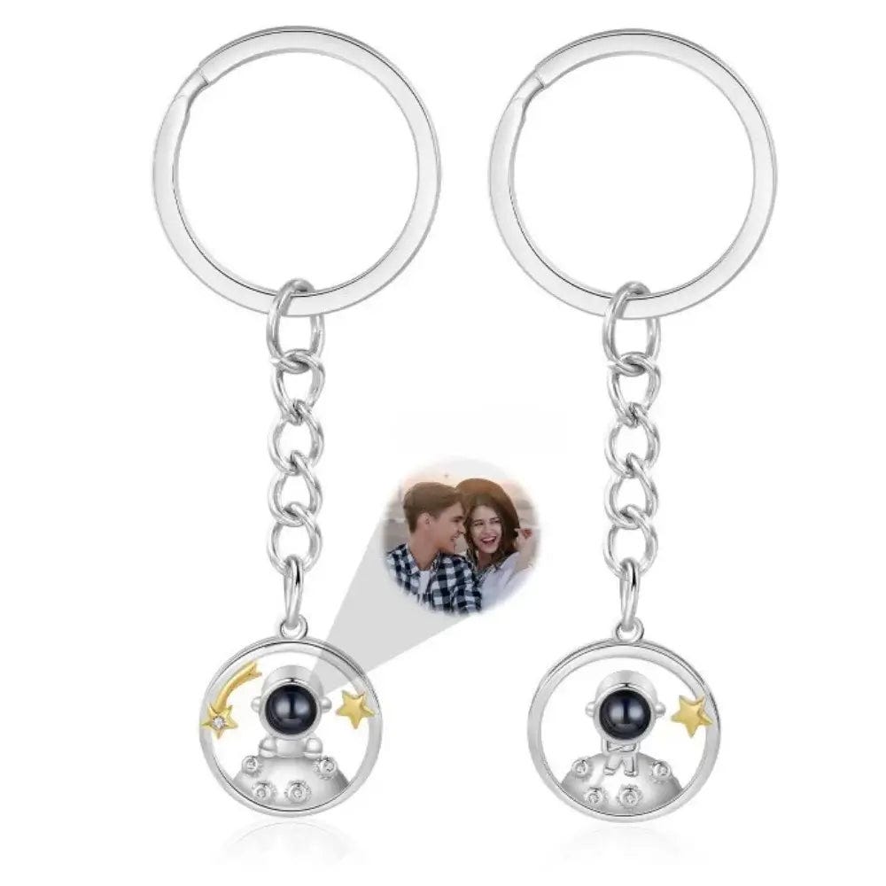 Personalised Keyrings with Photo Projection Charm | by IFSHE JEWELRY ...