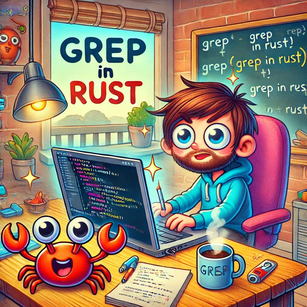 Rust Book Series 12: coding a grep-like tool | by Eguefif | Feb, 2025 | Medium