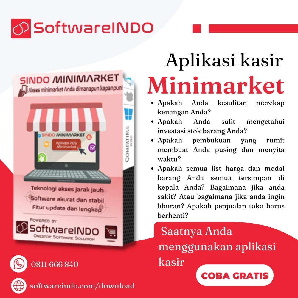 Aplikasi Kasir Minimarket — SINDO Minimarket | by Softwareindo | Medium