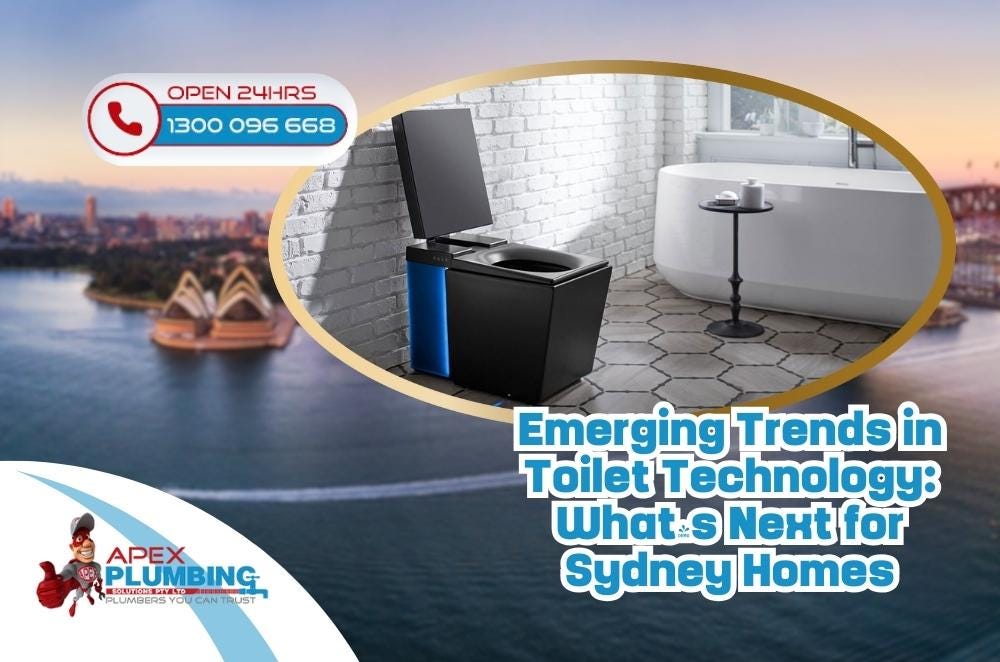 Emerging Trends in Toilet Technology: What’s Next for Sydney Homes? | by Apex Plumbing | Medium