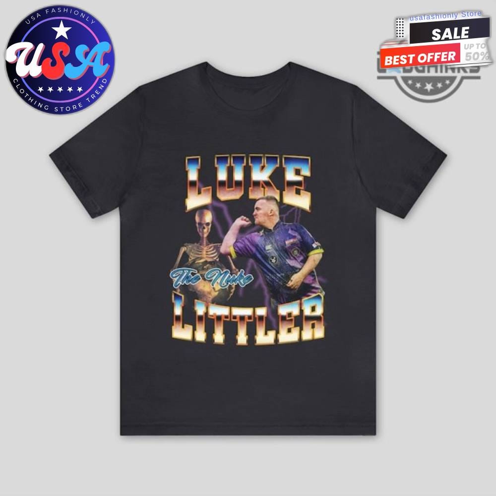 Luke Littler The Nuke Shirt 2D. Buy it now… | by USAfashionly in USA ...