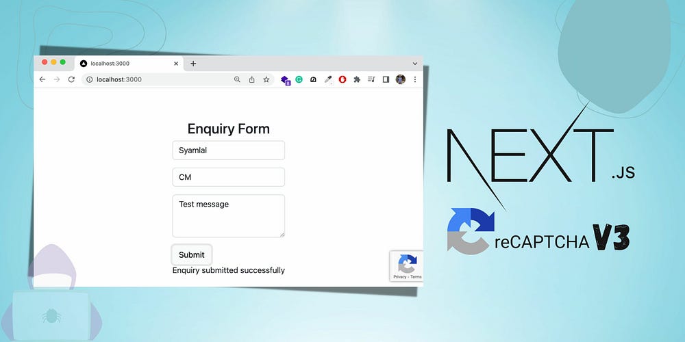 Google reCAPTCHA v3 + Next.js 13. The Integration Takes Only 5 Minutes ...