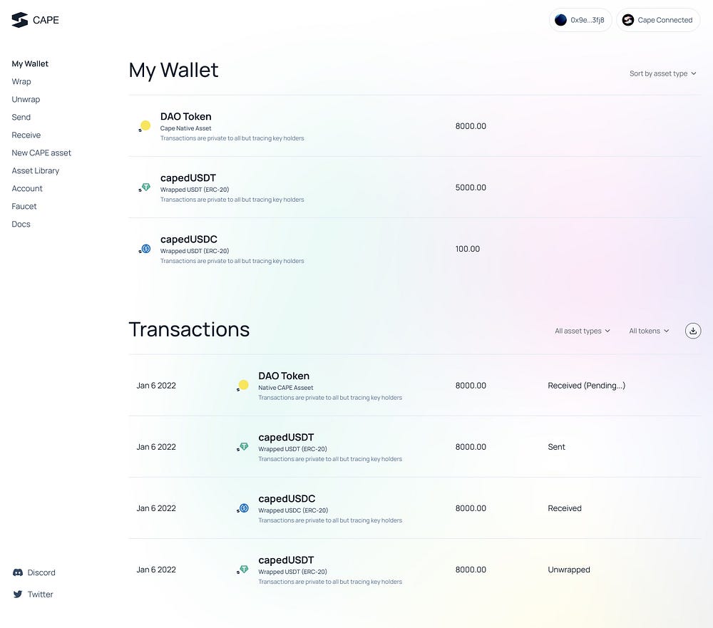CAPE: Ethereum için Yapılandırılabilir Varlık Gizliliği | by Zinda ...