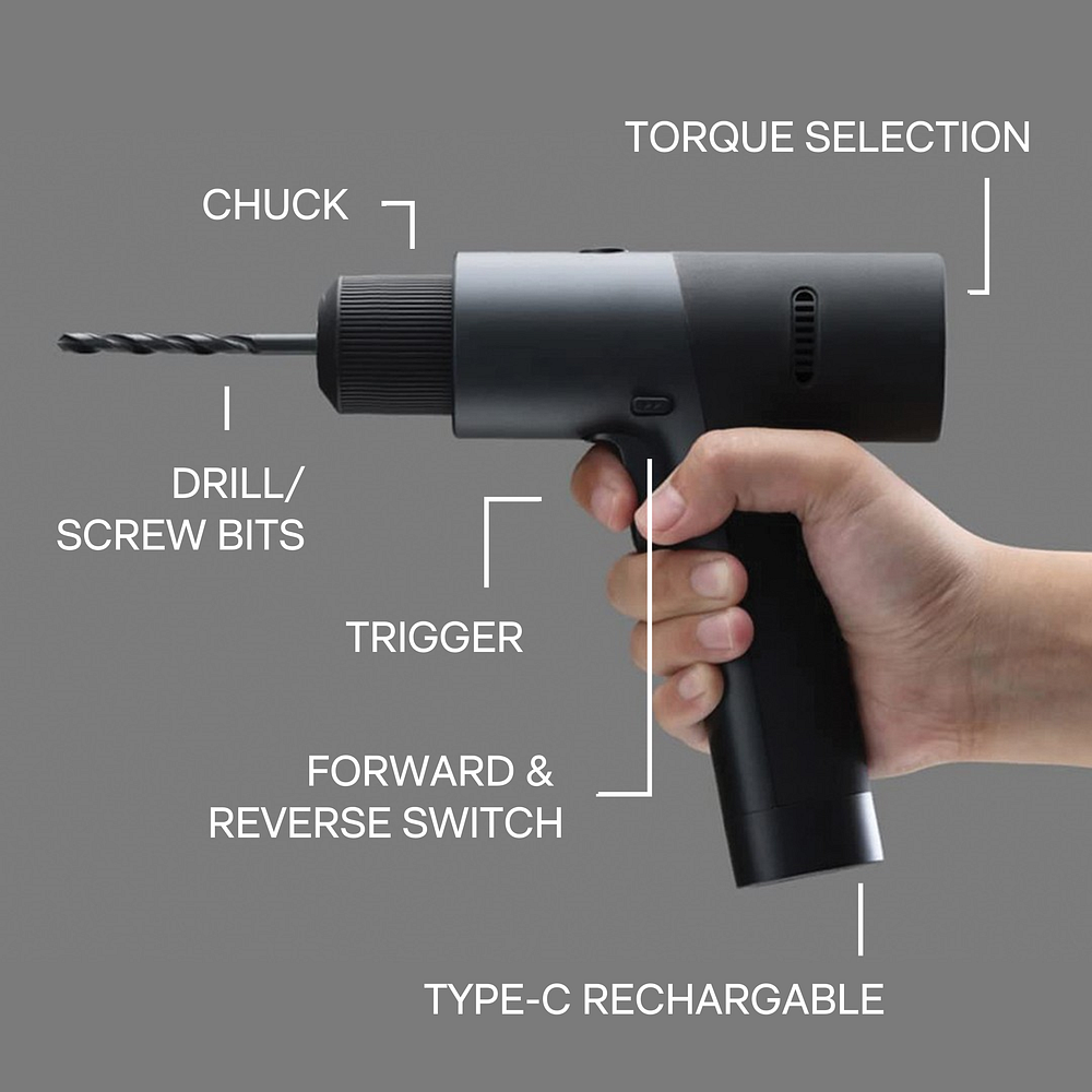 How to Use a Drill | HOTO 12V Drill for Beginners | by HOTO | We Make ...