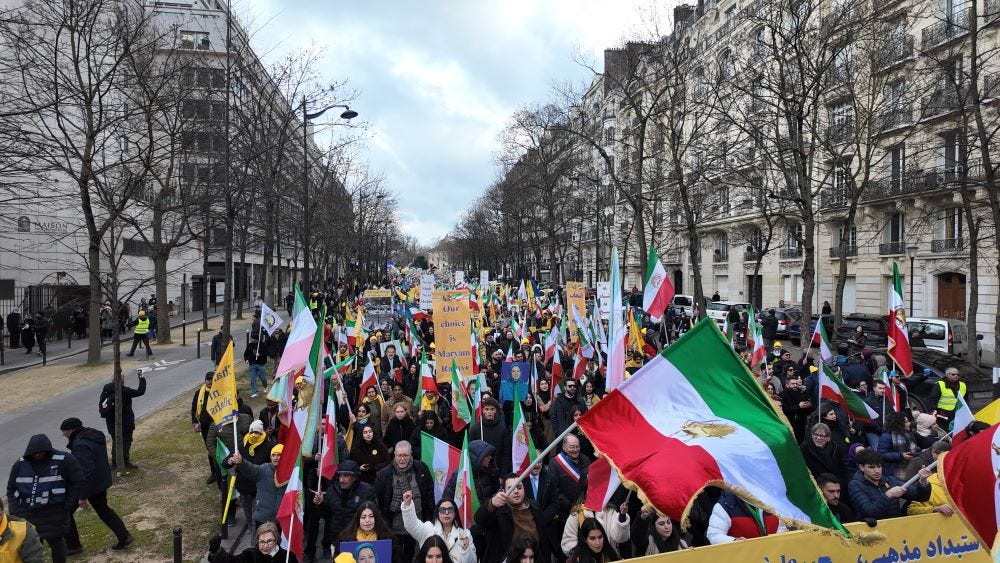 Grand Paris Free Iran Rally Calls for Democratic Change: No to Monarchy ...