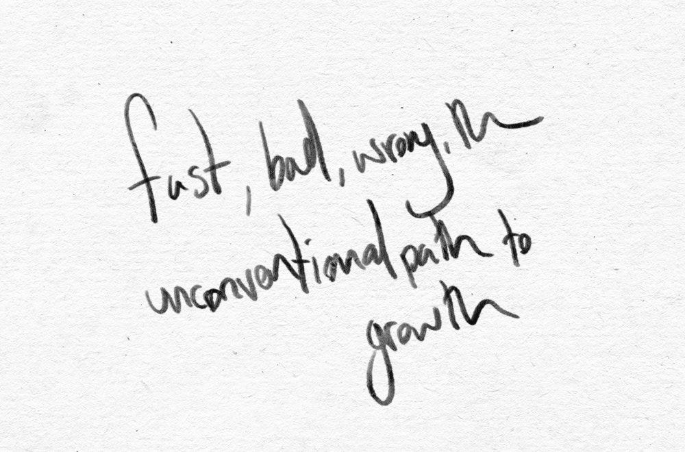 Fast, bad, wrong, the unconventional path to growth | by A.B Watson ...
