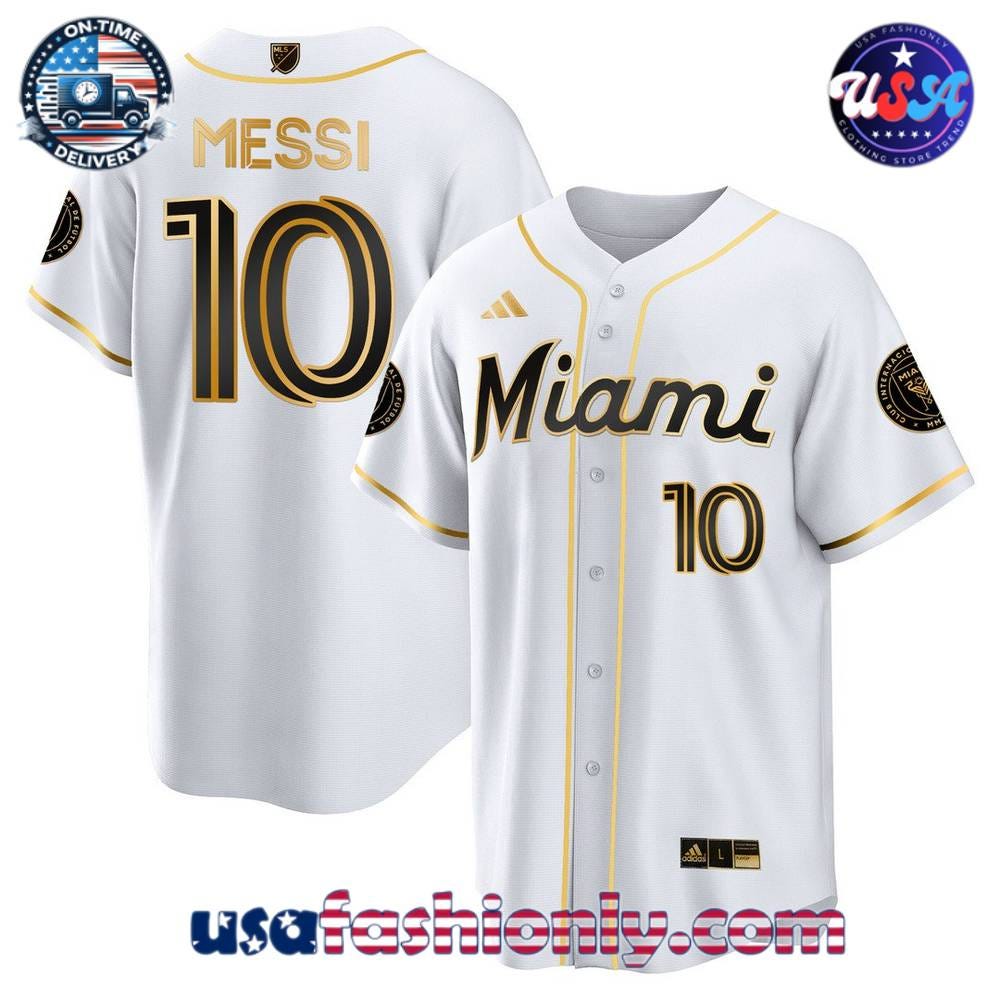Lionel Messi Inter Miami The Goat Is Officially Here Jersey Baseball ...