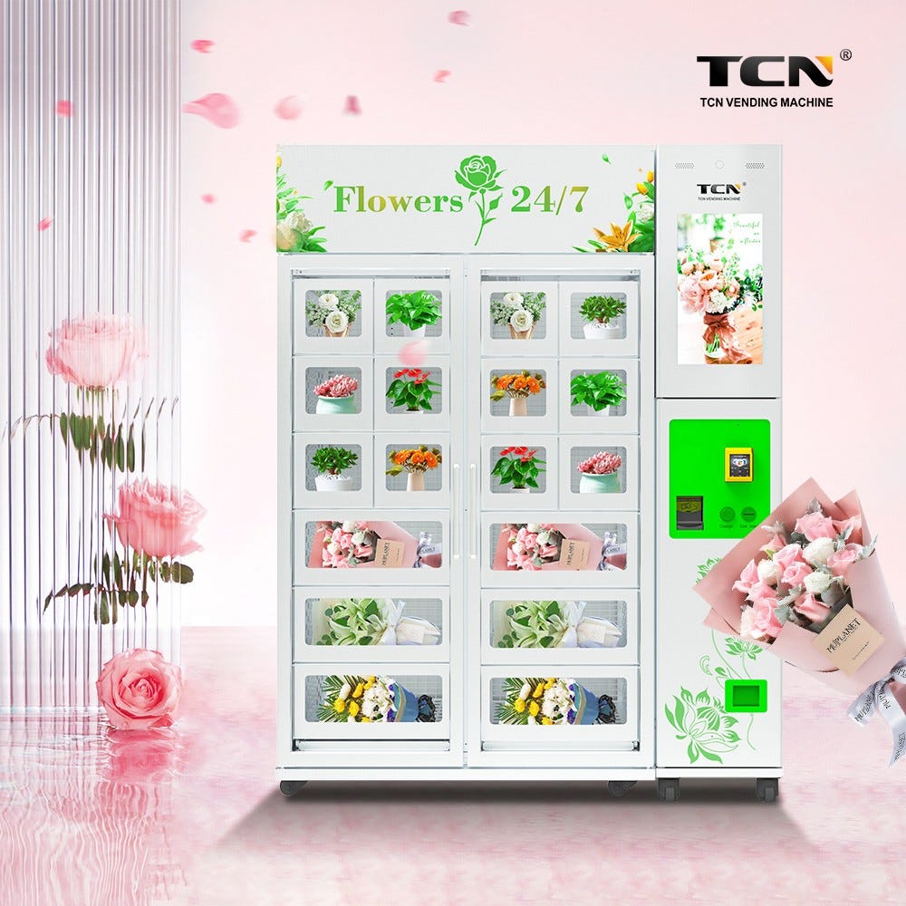 Revolutionize Floral Retail with TCN Refrigerated Flower Locker Vending Machine | by TCN Vending ...