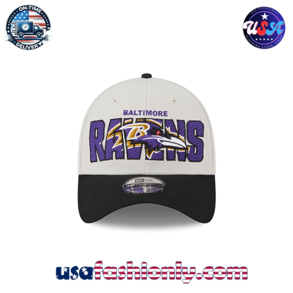 Baltimore Ravens 2023 Draft Stretch Fit Cap | by USAfashionly in USA ...