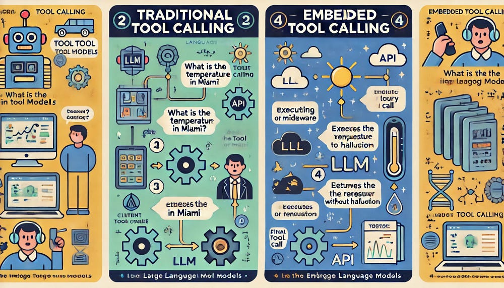 Understanding LLM Tool Calling: Traditional vs. Embedded Approaches ...
