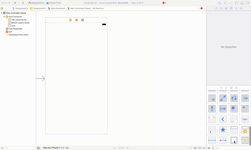 How to visualize reusable xibs in storyboards using IBDesignable | by Adrien Cognée | Zenchef’s ...