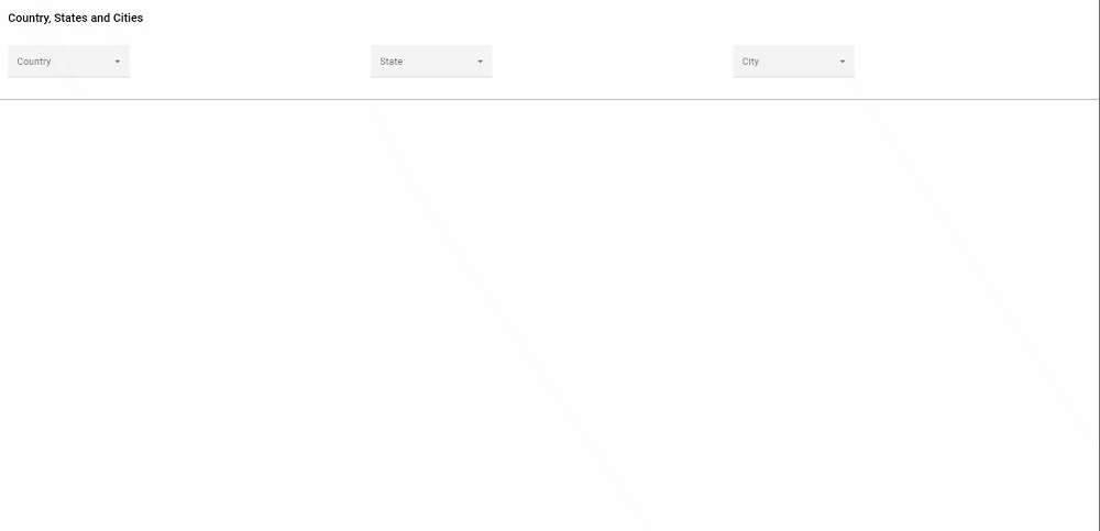 Create Dependent Dropdown in Angular with mat-select and RxJS | Bits and Pieces