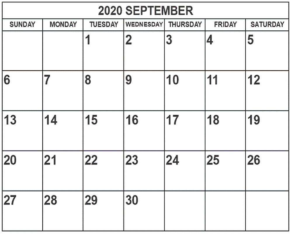 September 2020 Calendar With Holidays USA Canada | by ...