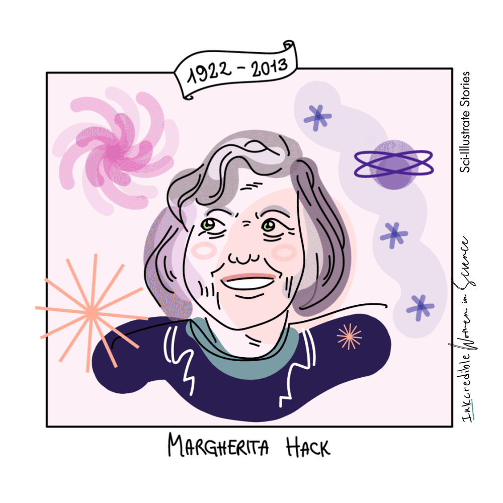 Margherita Hack. Margherita Hack was an Italian… | by Sci-Illustrate ...