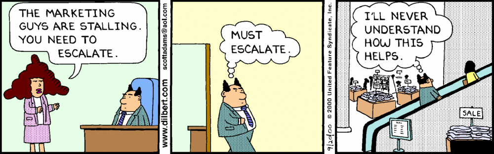 The joys of escalating a problem… | by Sebastien Giroux | Medium