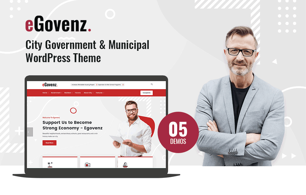 eGovenz — City Government WordPress Theme | by zozothemes | Medium