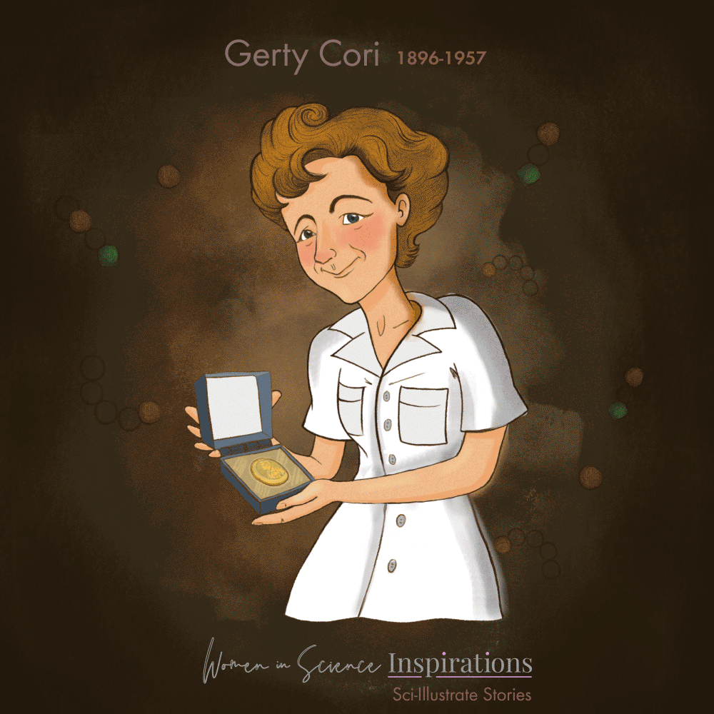 Gerty Cori. American biochemist who discovered how… | by Sci-Illustrate ...