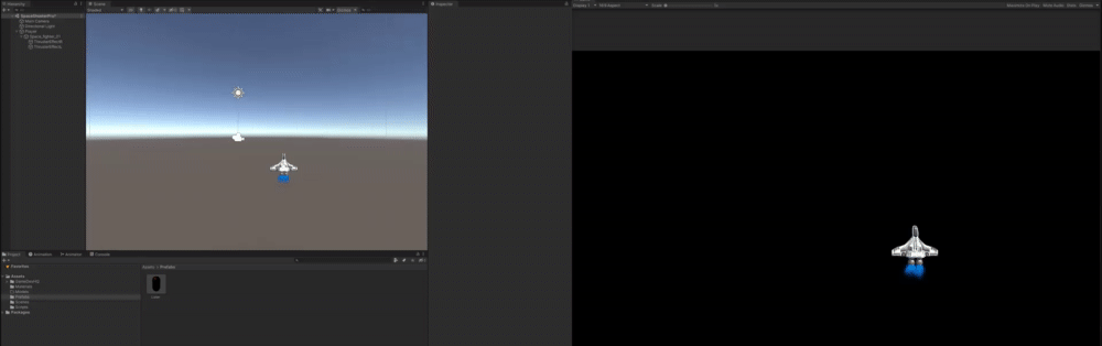 Making the Player & Laser Look a Little Nicer | by Kenny Pruitt | Unity Coder Corner | Medium