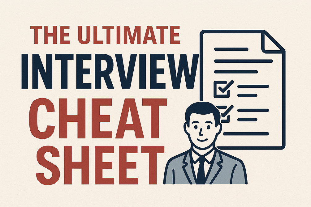The Ultimate Interview Cheat Sheet: Land Your Dream Job Faster | by ...