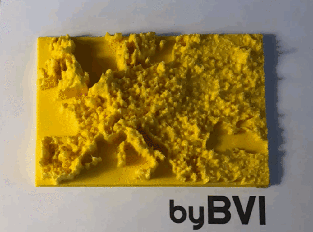 3D-printed Data Visualization: The hidden cols, tough climbs and ...